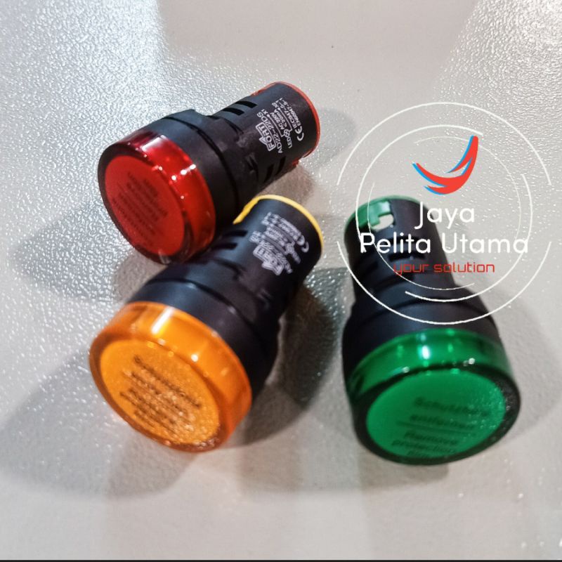 Jual pilot lamp 220v FORT tiga warna 22mm | Shopee Indonesia