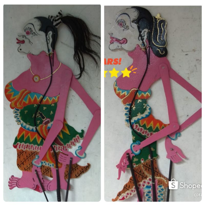 Jual wayang kulit limbuk & cangik | Shopee Indonesia