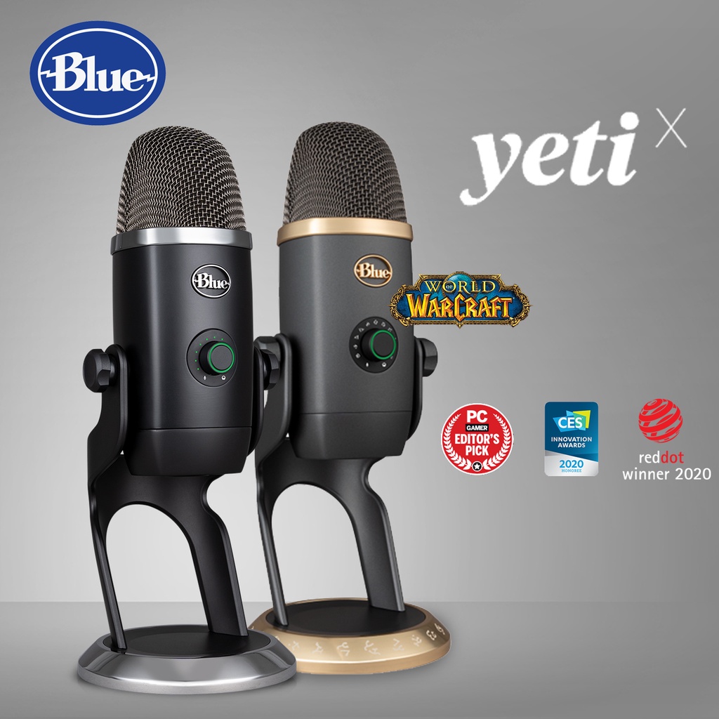 Jual Blue Yeti X Premium USB Microphone for Gaming, Podcast, Streaming ...