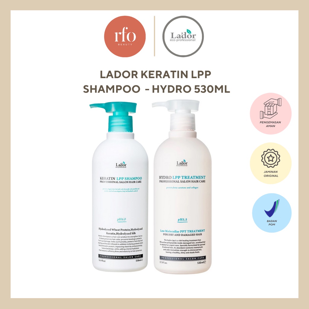 Jual Lador Keratin LPP Shampoo - Hydro 530ml | Shopee Indonesia