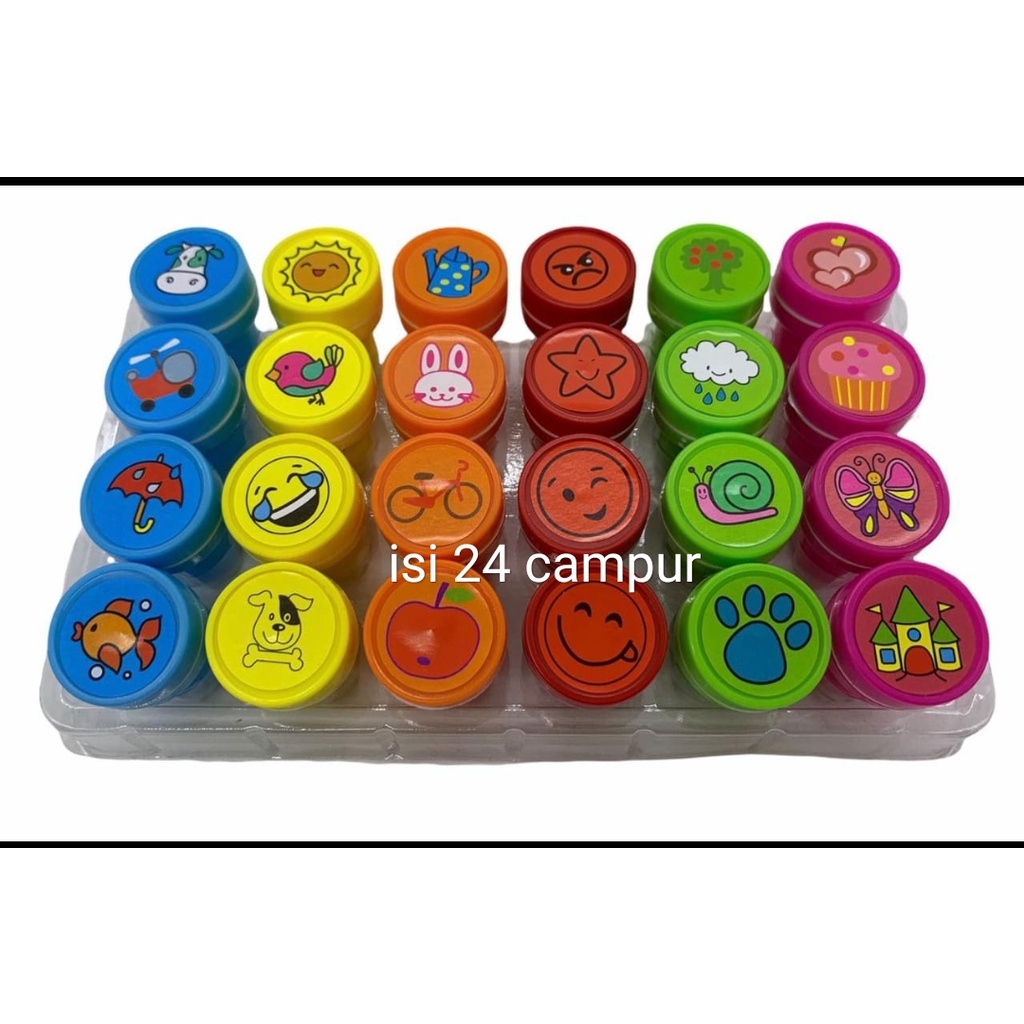 Jual stempel ucapan atau random isi 24 guru sd tk anak lucu | Shopee ...