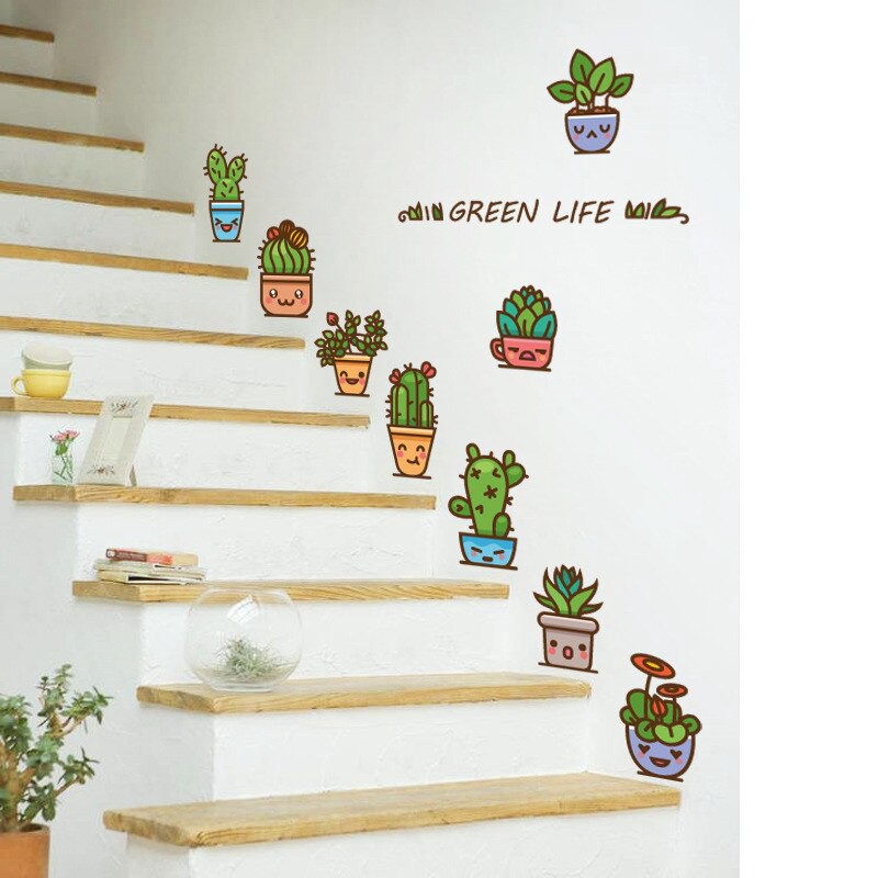 Jual METH WALLSTICKER 50X70 SK7115 CUTE MINI CACTUS STICKER ... Jual METH WALLSTICKER 50X70 SK7115 CUTE MINI CACTUS STICKER ...