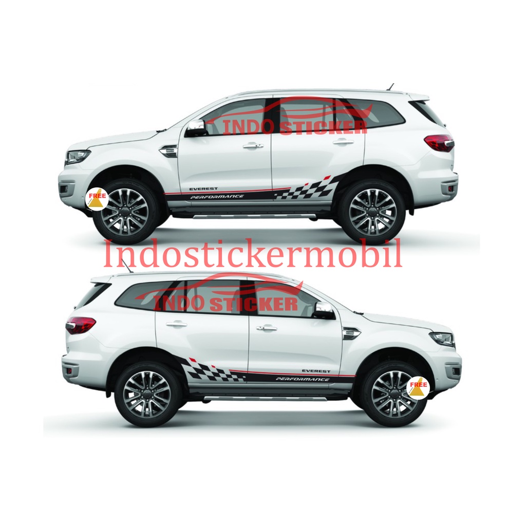Jual STICKER STIKER MOBIL EVEREST STIKER LIST MOBIL FORD EVEREST SIDE ...