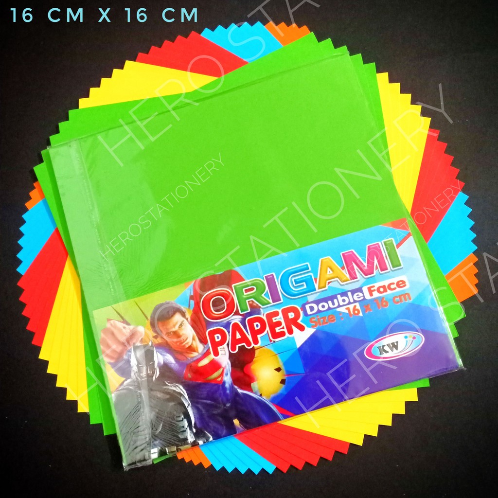 Jual Kertas lipat origami double face 2 sisi warna 20 lembar | Shopee ...