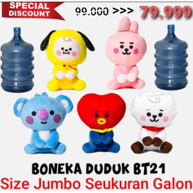 Jual Boneka BTS BT21 Jumbo Tinggi 65 CM Bahan Yelvo Premium Super ...