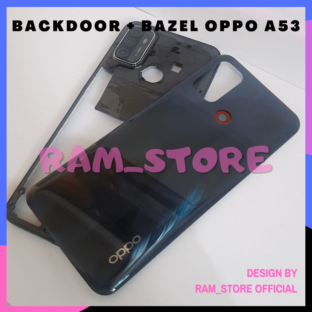 Jual Cassing Hp Oppo A53 || Tulang Tengah Bezel Bazel Middle Frame ...