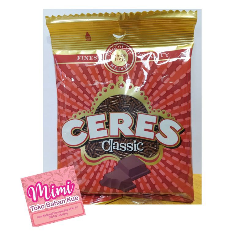 Jual Meses Ceres CLASSIC Coklat Topping Roti Donat Cake | Shopee Indonesia