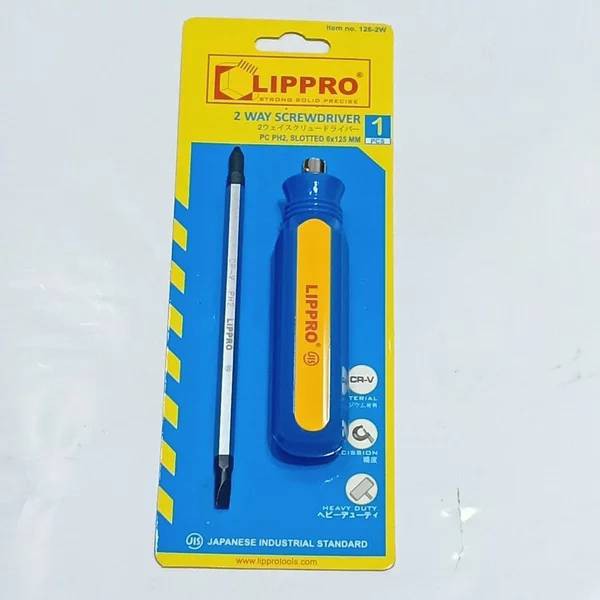 Jual LIPPRO Obeng Bolak Balik Plus Min 2 Way Screwdriver Obeng 2 Sisi ...