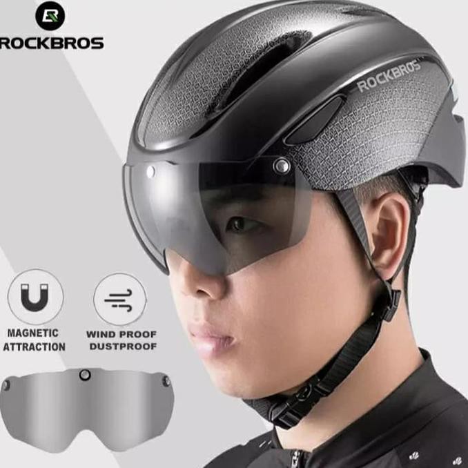 Jual helm sepeda lipat/ MTB / road bike Rockbros not PMT Bern fox - Abu ...