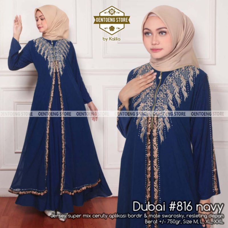 Jual Abaya Arab Turkey Dubai 816 Pakistan Umroh Gamis Jalabiya Mesir ...