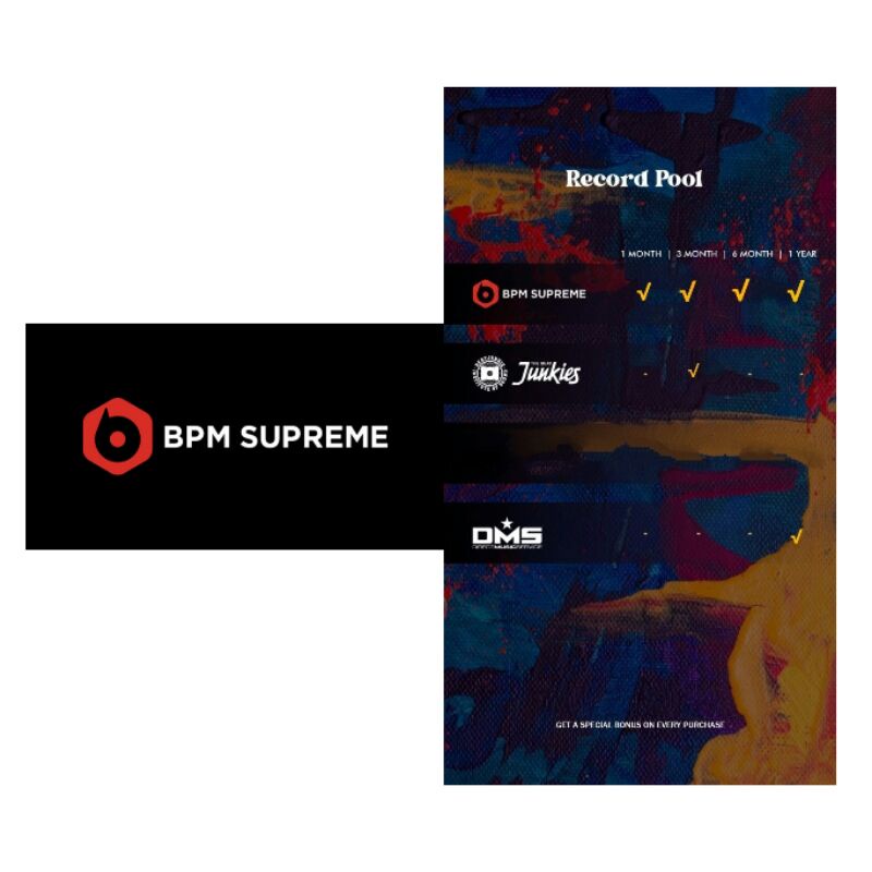 Jual AKUN RECORD POOL DJ: BPM SUPREME (3 BULAN) | Shopee Indonesia