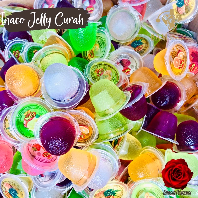 Jual Inaco Mini Jelly Kiloan 500gr - Agar agar Inaco Jelly | Shopee ...