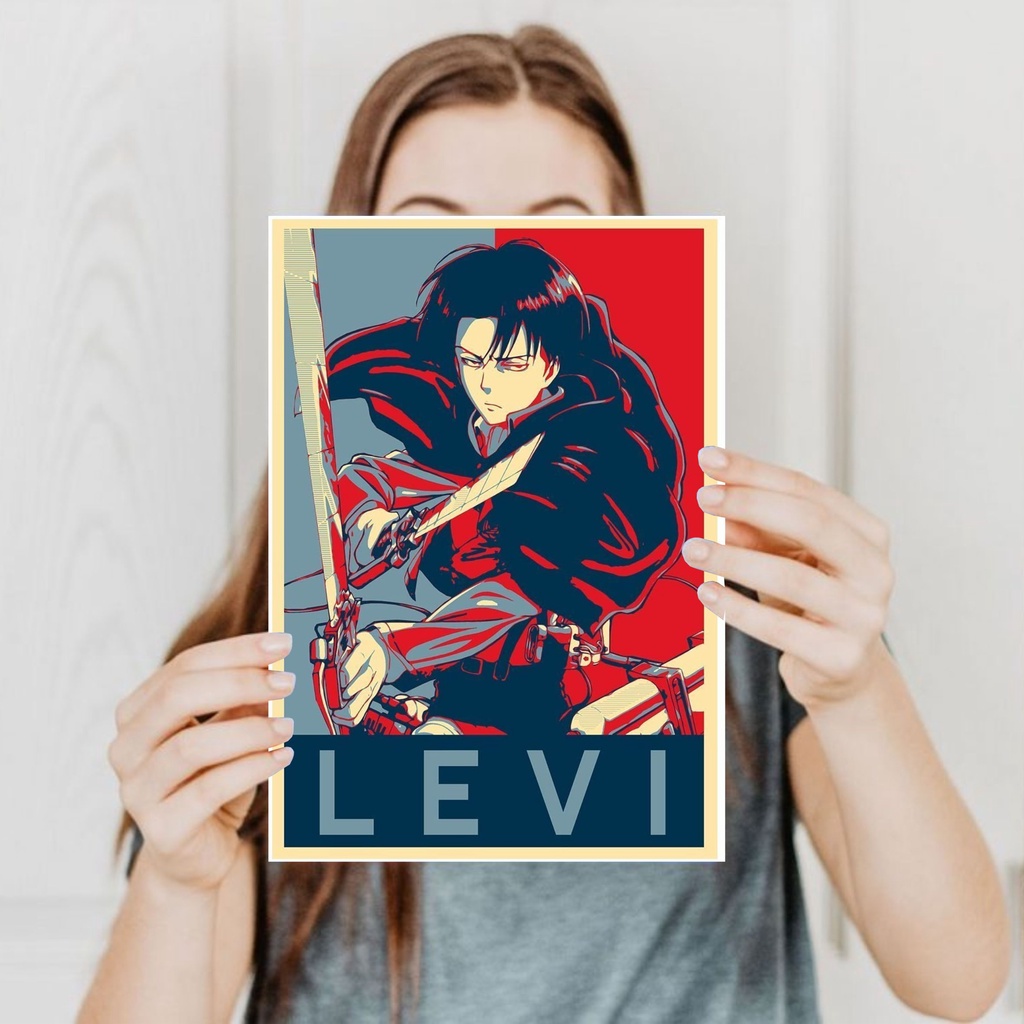 Jual Poster Levi Ackerman Anime Attack On Titan (AOT) Shingeki No ...
