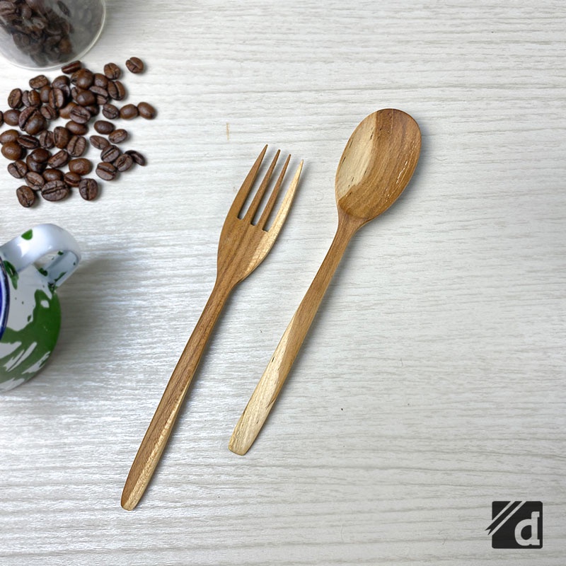 Jual DADALALA Sendok Kayu Set, Bahan Kayu Jati Untuk Souvenir dan Makan ...