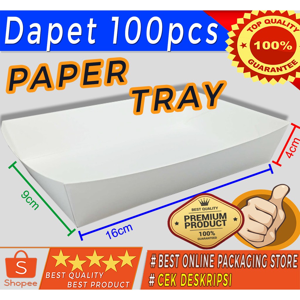 Jual PAPER TRAY ( TRAY LUNCH BOX ) | Shopee Indonesia