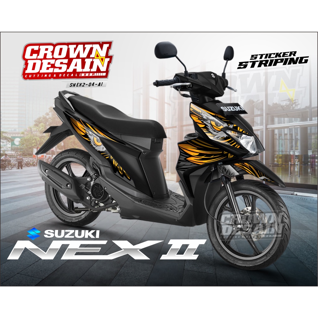 Jual Striping Nex 2 Striping Sticker Suzuki Nex 2 - Stiker Lis Body ...
