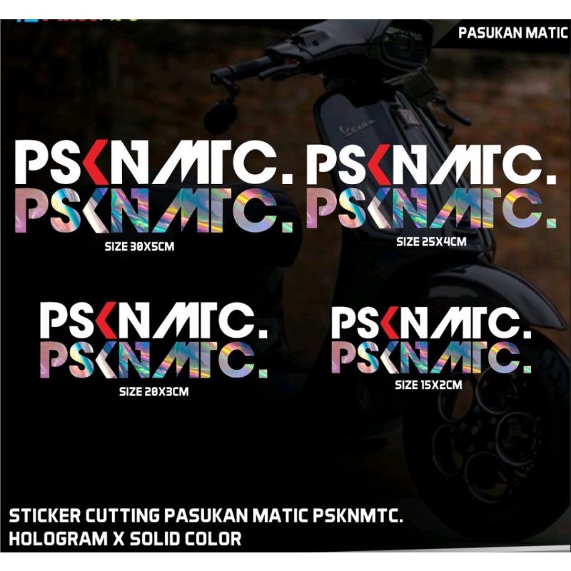 Jual STIKER CUTTING PASUKAN MATIC PSKNMTC MOTOR KEREN DECAL STICKER ...