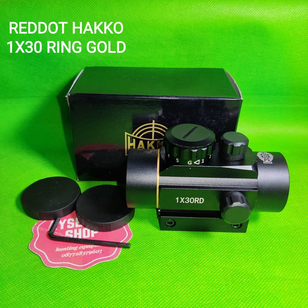 Jual RED DOT HAKKO 1X30 RING GOLD REDDOT HAKKO | Shopee Indonesia