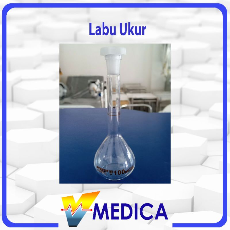 Jual Labu Ukur 100ml Glass Stopper / Volumetric Flask | Shopee Indonesia