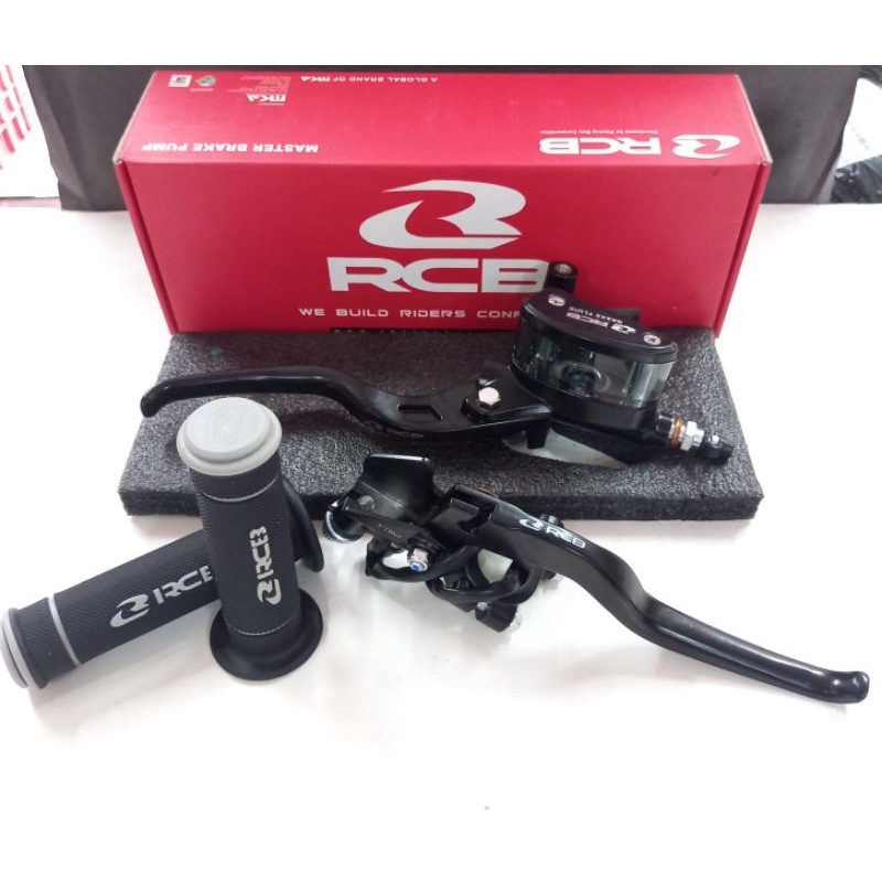 Jual Master rem Rcb +handle kopling rcb kanan tabung oval E2 dan kanan tabung kotak E3 / Rx king ...
