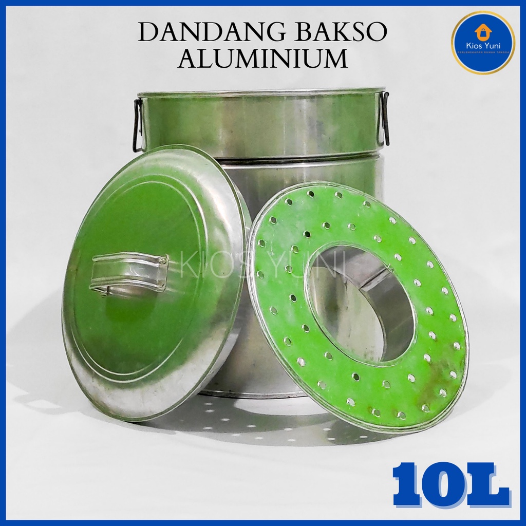 Jual Dandang Bakso Aluminium 10 Liter / Panci Bakso / Soblok Bakso ...