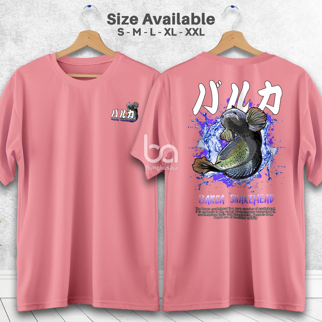 Jual Kaos Ikan Channa Barca Snakehead Tshirt Fish Aquascape Distro ...