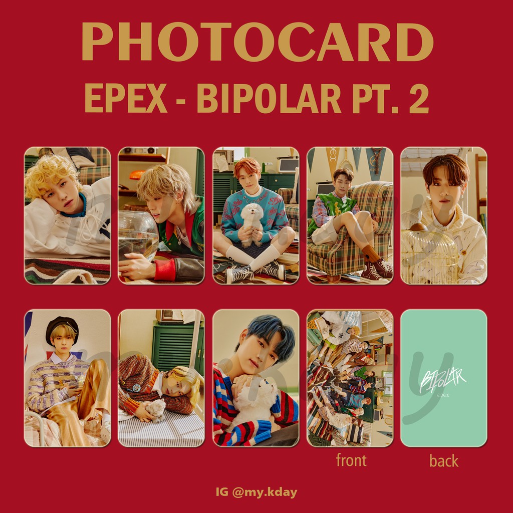 Jual PC-0664, Unofficial Photocard EPEX Bipolar Pt 2 2 sisi | Shopee ...
