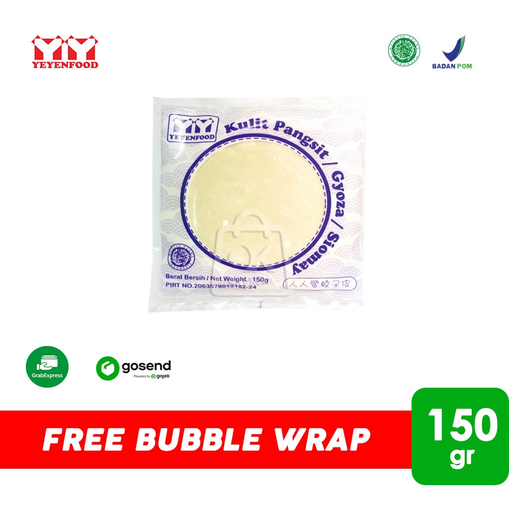 Jual Kulit Gyoza / Dimsum / Siomay Yeyen Label Biru 150gr (KHUSUS ...