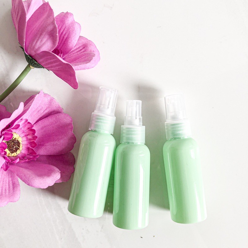 Jual 50ml Botol Spray Warna PASTEL Plastik PET Packaging Body Mist ...