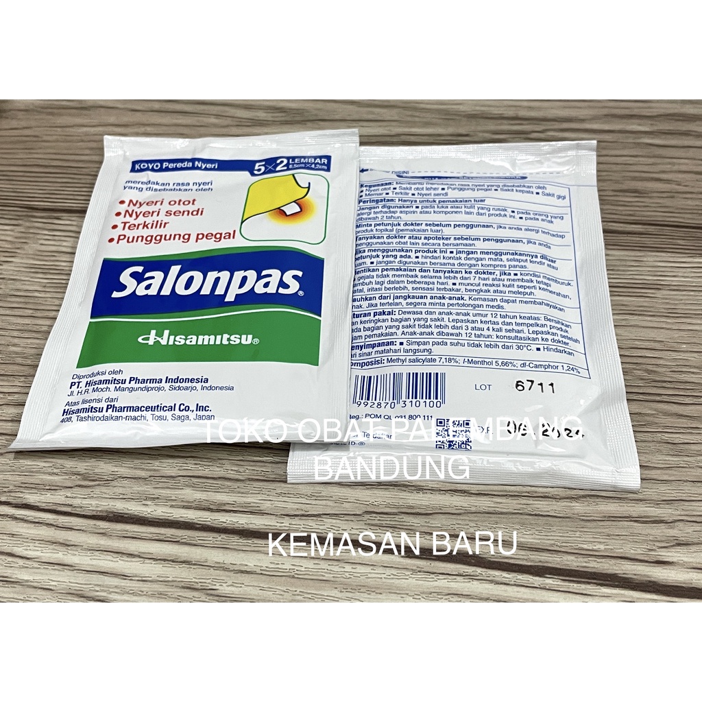 Jual SALONPAS KOYO 5 x 2 LEMBAR BIRU & MERAH HISAMITSU KOYO SALONPAS ...
