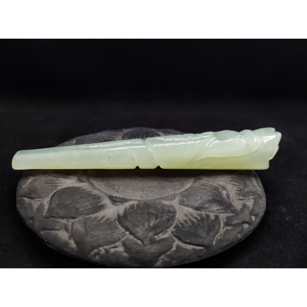 Jual Pipe Pipa Roko Batu Giok Serpentine Jade Health Stone 95mm C424 ...