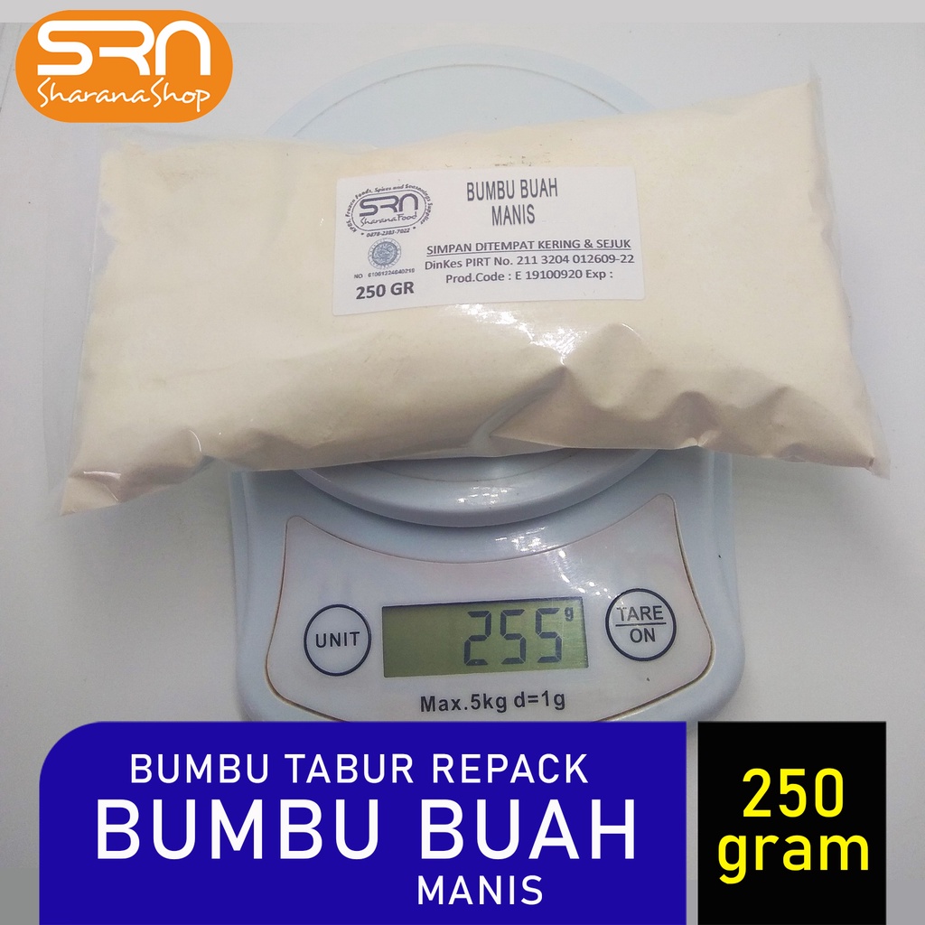 Jual BUMBU TABUR 250 GRAM REPACK RASA BUMBU BUAH MANIS HALAL, DIJAMIN ...
