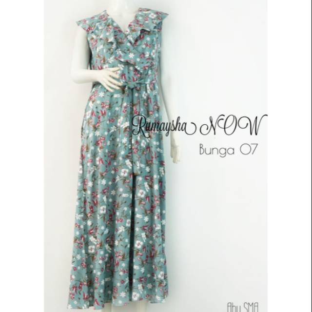 Jual Daster rumaysha NOW bunga 07 by rumaysha hijab | Shopee Indonesia