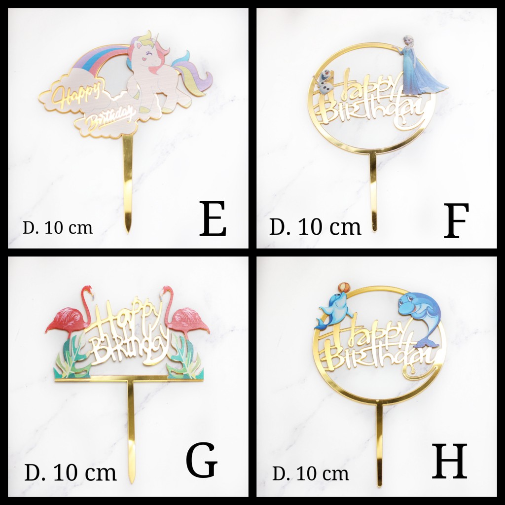 Jual Cake topper acrylic karakter girl harga satuan | Shopee Indonesia