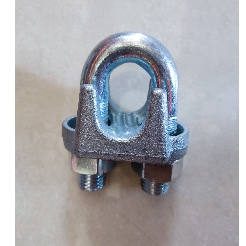 Jual Klem Sling Baja 18 mm / Kuku Macan / Clamp Tali Kabel Baja Seling ...