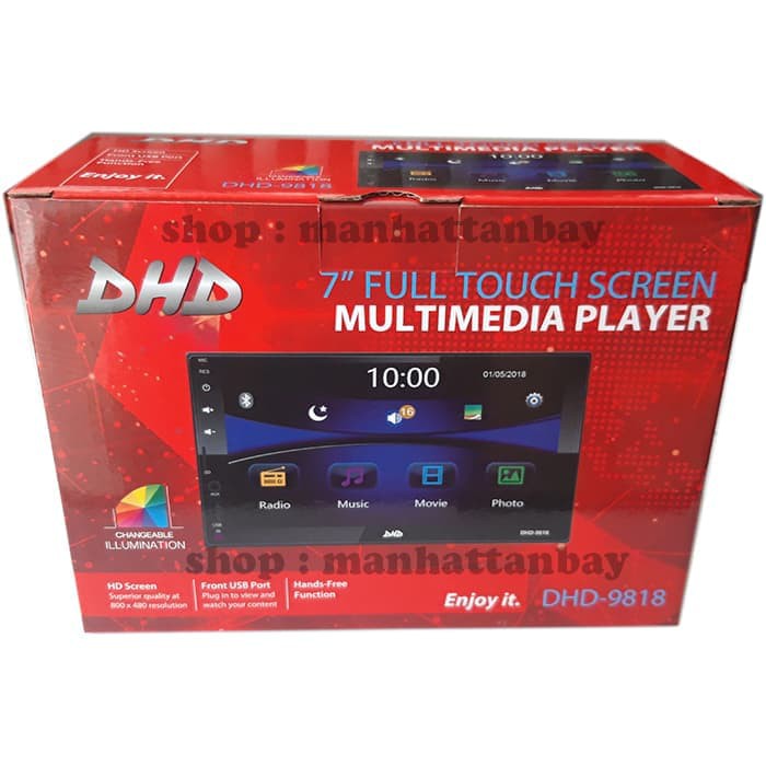 Jual Double Din TV Mobil Head Unit Universal Support Mirrorlink DHD ...