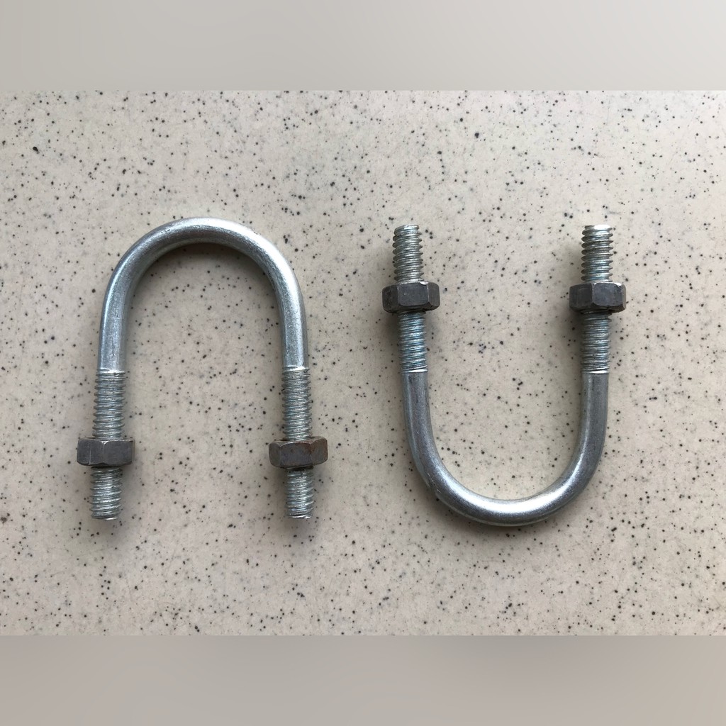 Jual Baut U Galvanis 1/4 x 1/2 - 1/4 x 3/4 - 1/4 x 1 Inchi Klem Pipa U ...