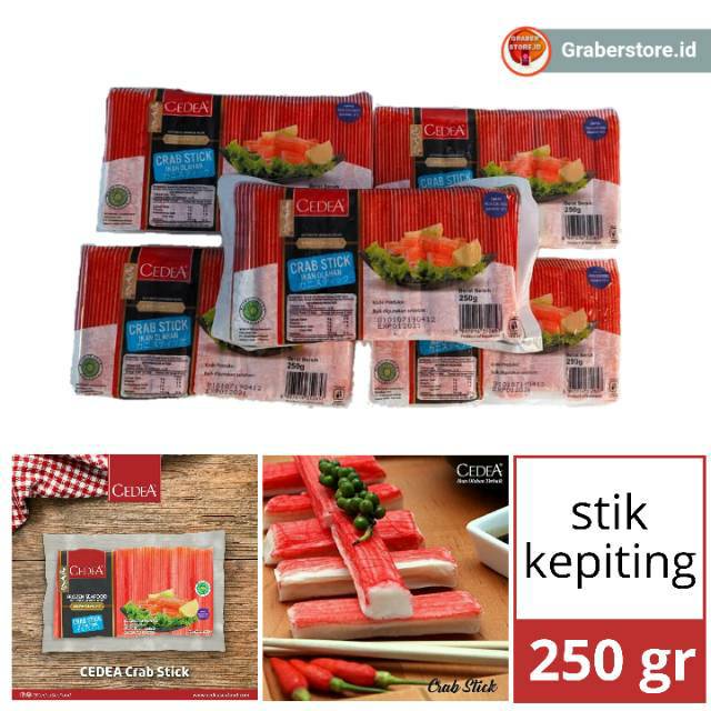 Jual Cedea Crabstick / Stik Kepiting /Crab Stick Cedea 250GR | Shopee ...