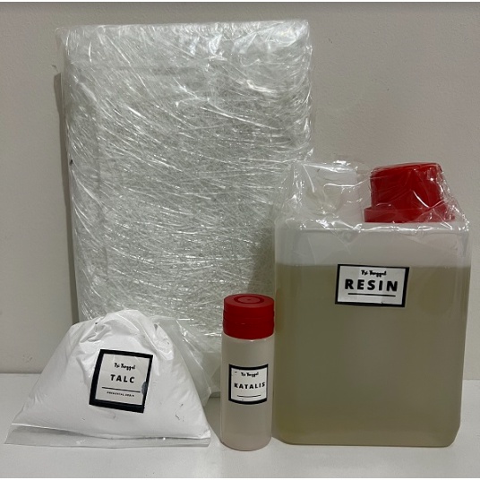 Jual Paket Resin Bening Merah 500gr + Katalis 10ml Premium Kerajinan ...
