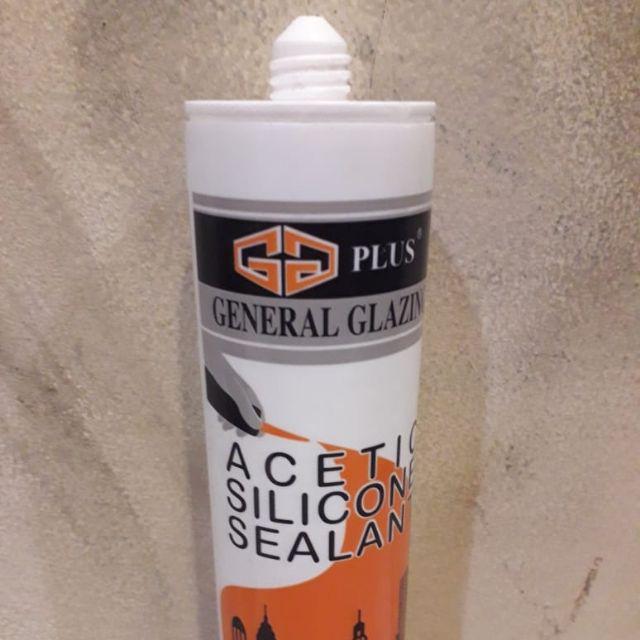 Jual Lem kaca Netral/ Lem Silicone / Silicone netral dan asam merk GG ...