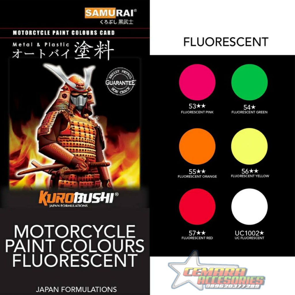 Jual Pilox Samurai Paint Warna Fluorescent Stabilo 400ml - Cat Semprot | Shopee Indonesia