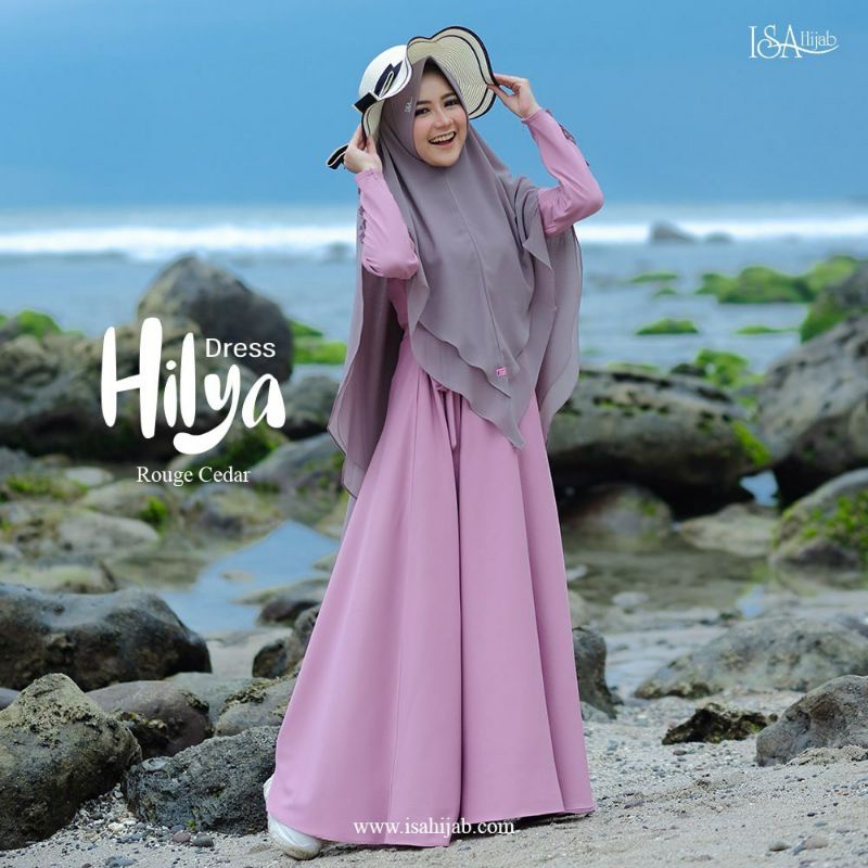 Jual HILYA SET By Isa Hijab (feee Half Niqab) | Shopee Indonesia