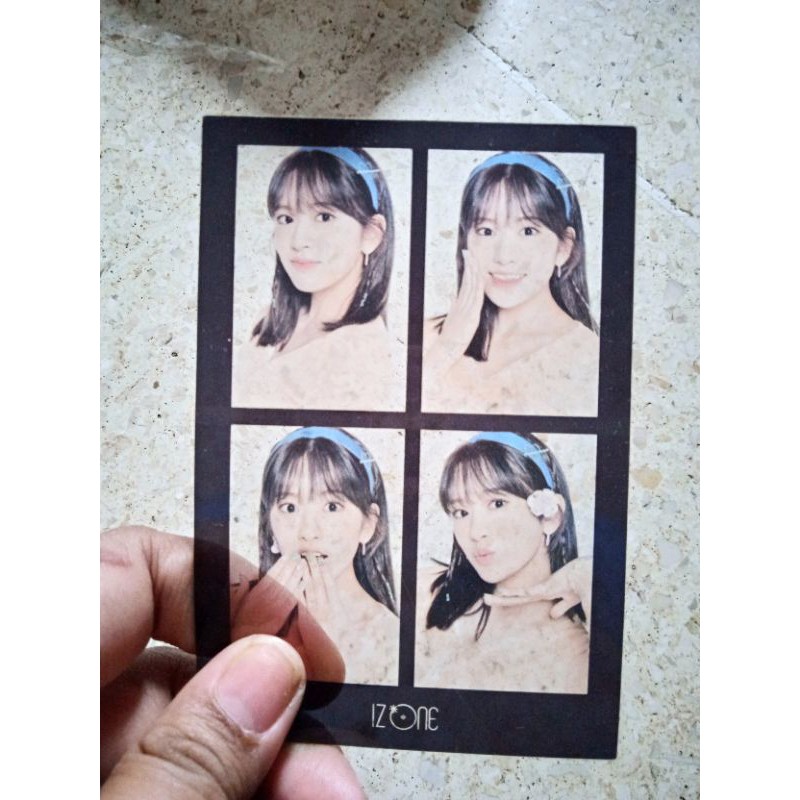 Jual IZ*ONE IZONE AHN YUJIN ONEIRIC DIARY 4 CUT | Shopee Indonesia