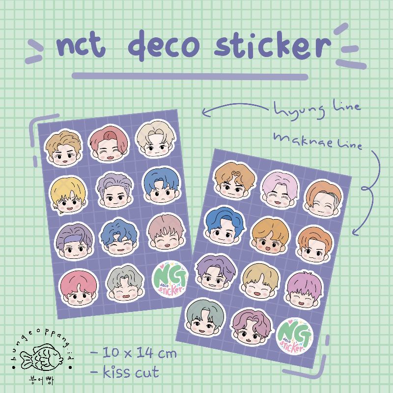 Jual NCT DECO STICKER / NCT DREAM / NCT 127 / WAY V | Shopee Indonesia