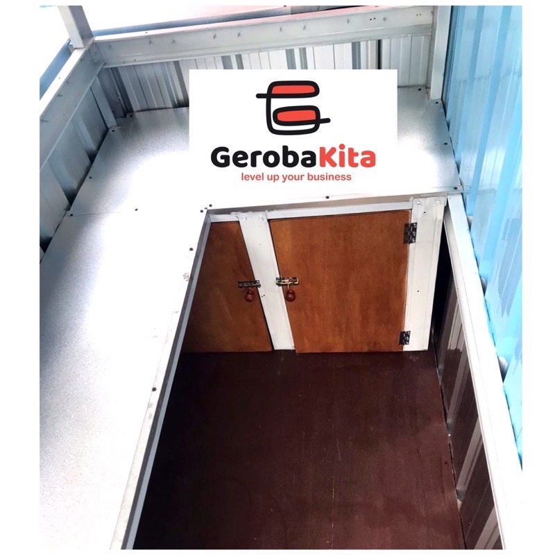 Jual lantai booth container / lantai gerobak kontainer / lantai booth ...