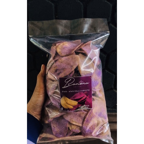 Jual Keripik pisang lampung Rasa taro (500 gram) | Shopee Indonesia