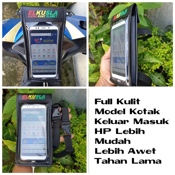 Jual holder hp motor HOLDER HP MOTOR WATERPROOF Tas hp holder motor Holder handphone stang spion ...