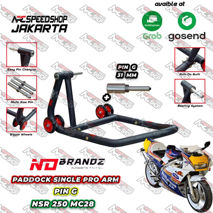 Jual Standart Paddock Belakang Single ARM PRO NO BRANDZ NSR 250 MC28 ...