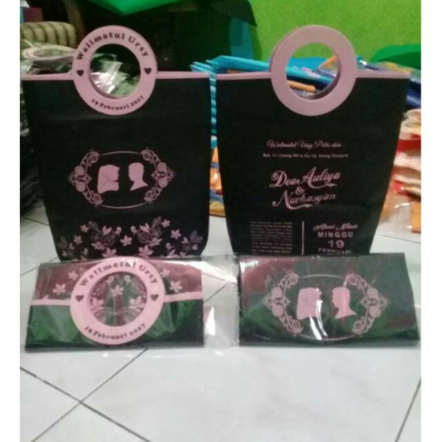 Jual Undangan Tas Pegangan Bulat | Shopee Indonesia