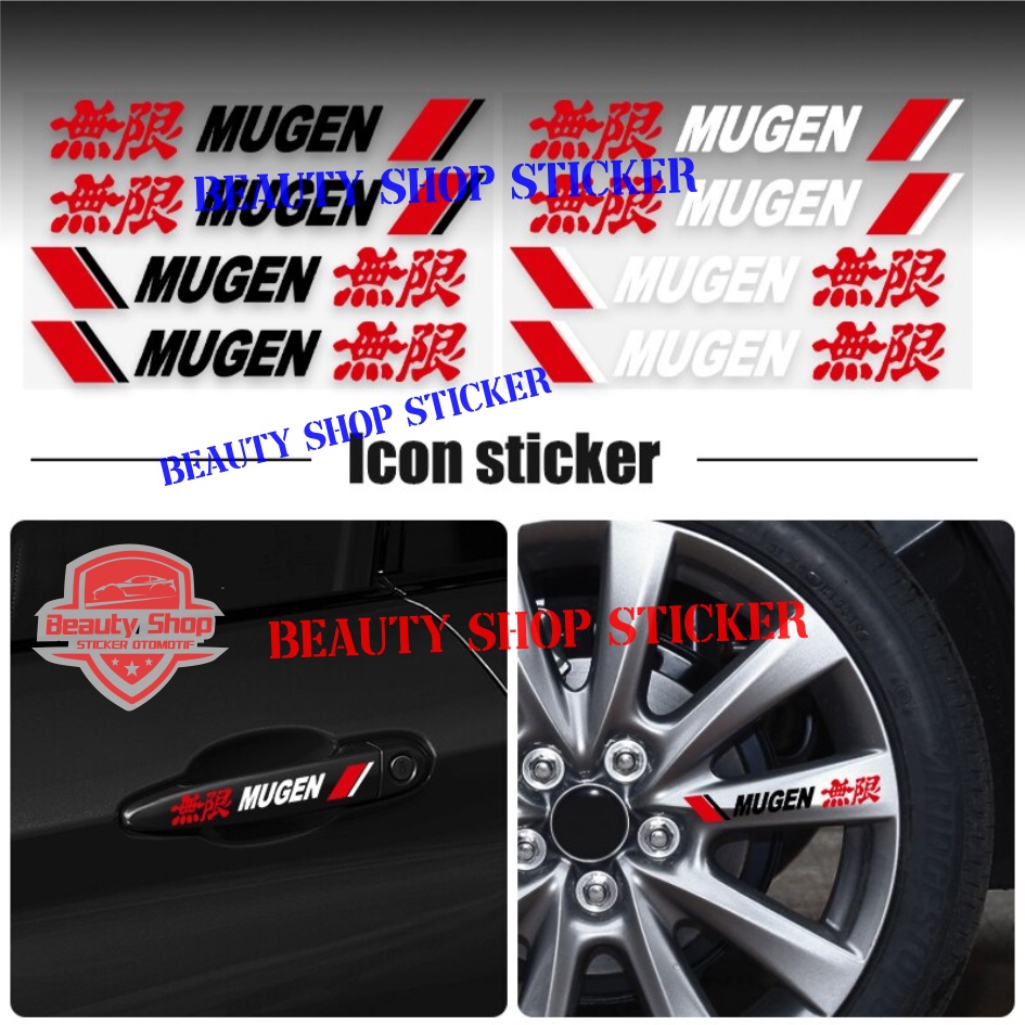 Jual sticker mugen cutting sticker mugen handle velk kaca dll | Shopee ...